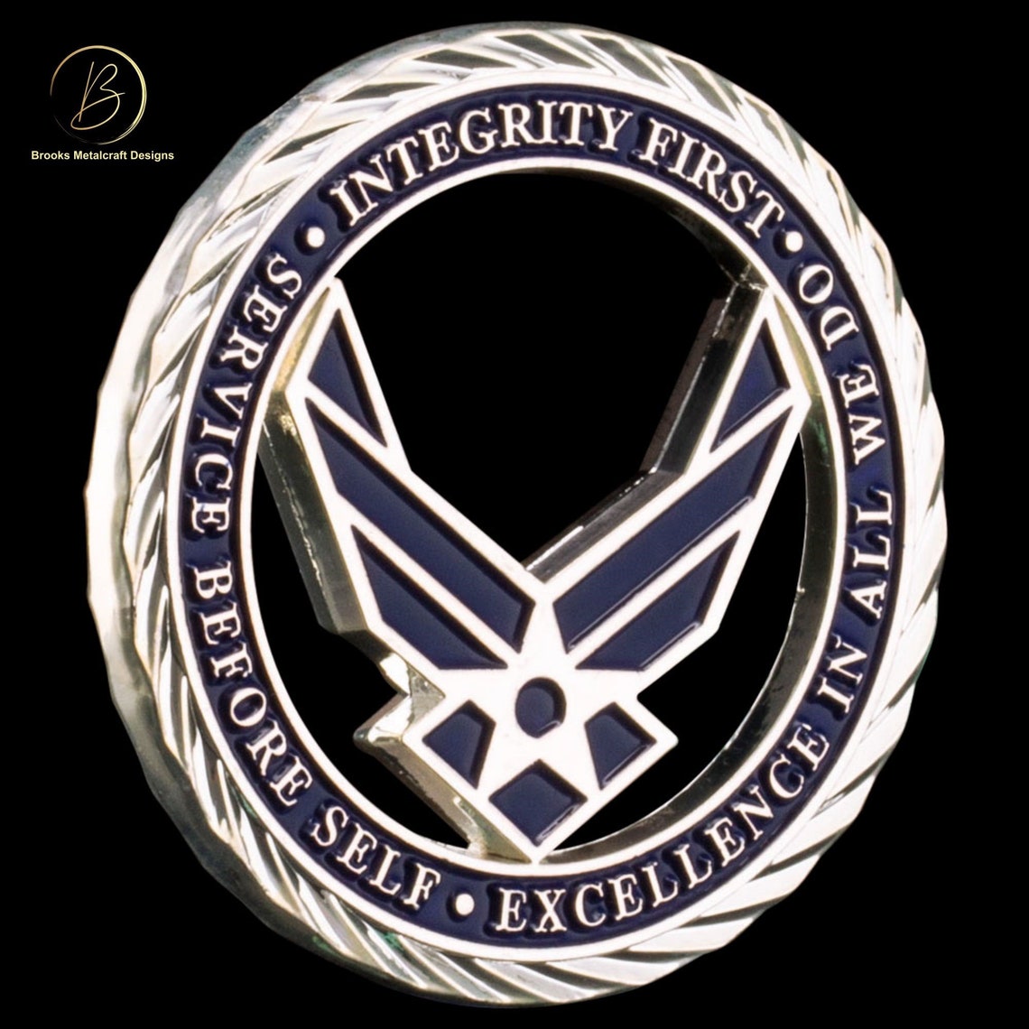 Air Force Core Values Hollow Commemorative Challenge Coin - Etsy