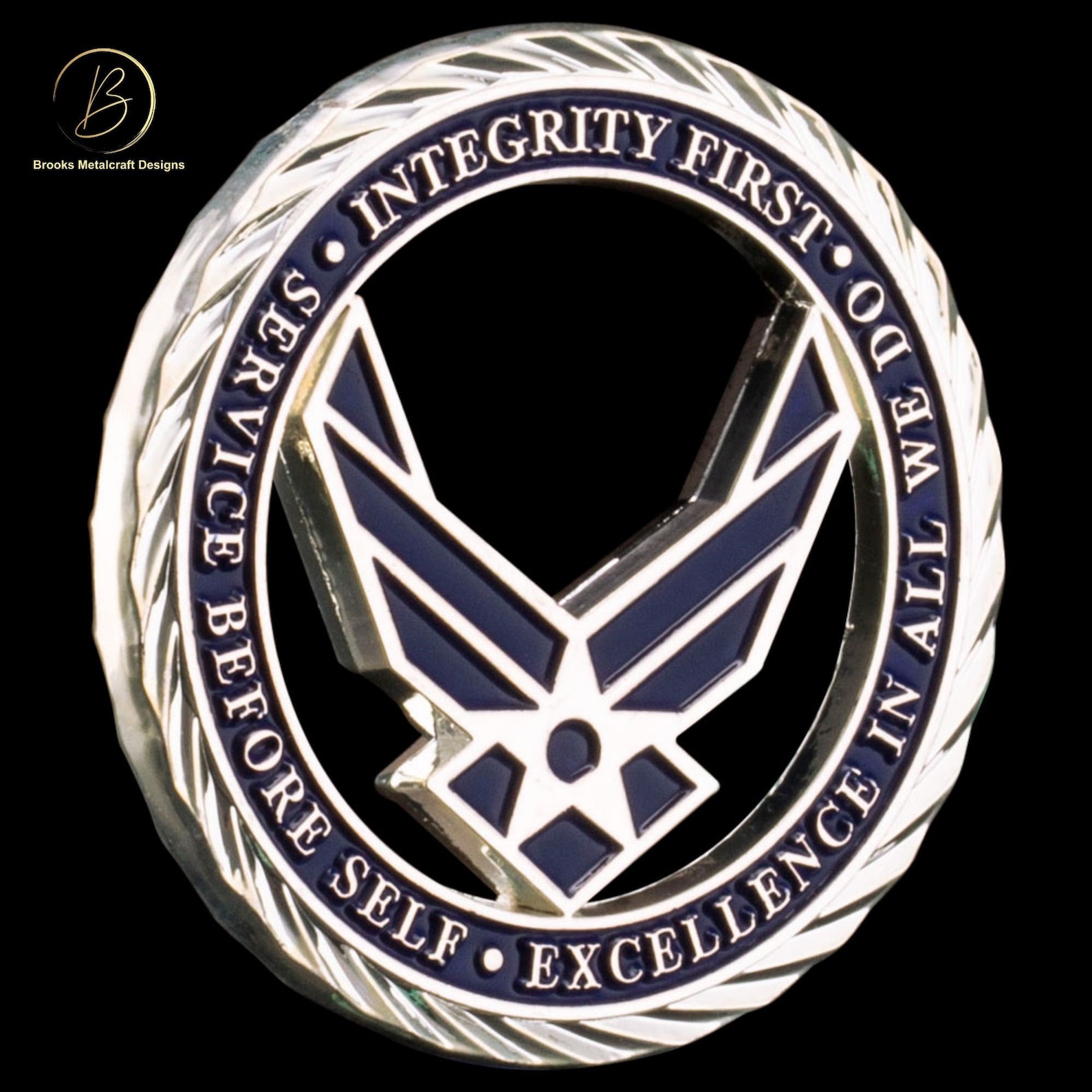 Air Force Core Values Hollow Commemorative Challenge Coin - Etsy