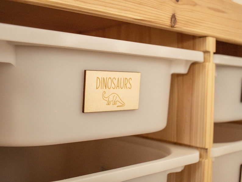 Toy Box Wooden Label Personalised Text Wooden Tag playroom - Etsy UK
