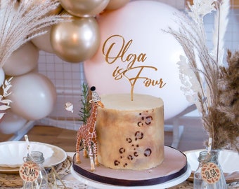 Personalised Acrylic Accountant Auditor Birthday Cake Topper Decoration ...