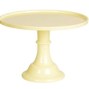 Birthday Cake Stand in Yellow, Cake Plate, Birthday Cake Stand, Blue ...