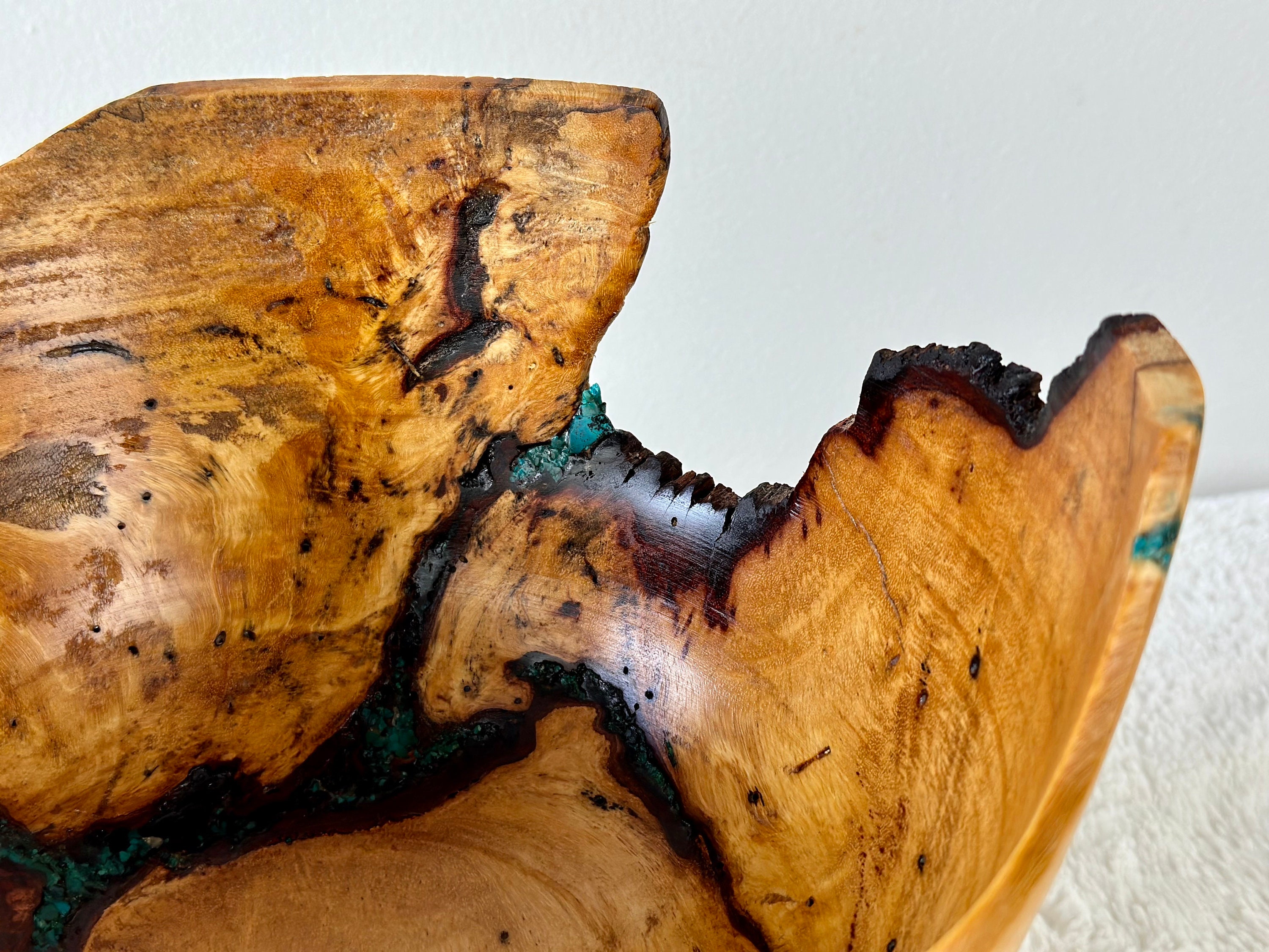 Medium Tamarind Wood Bowl, Artisanal Tamarind Wood Bowl, Decorated With ...