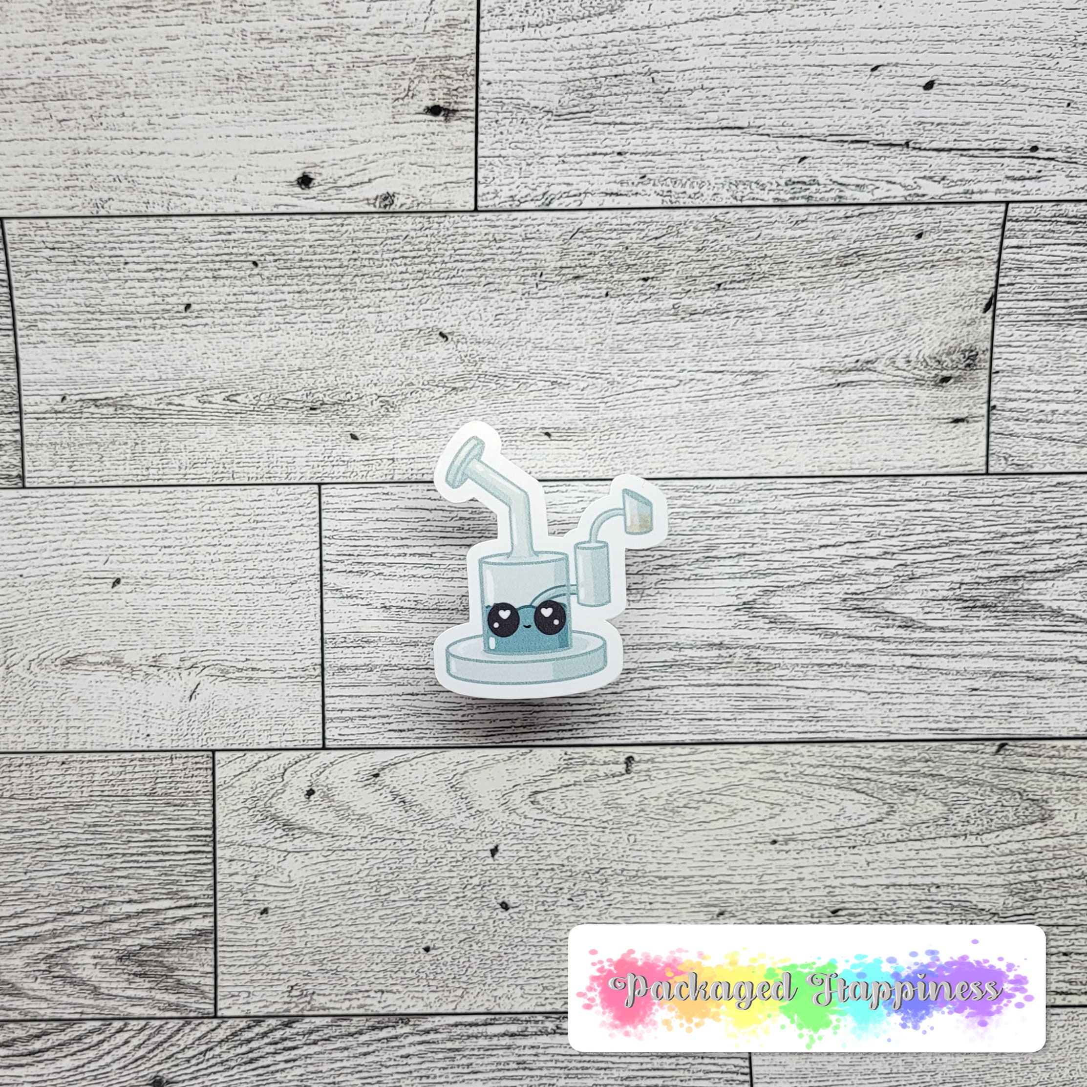 Cute Dab Rig Vinyl Sticker Smoking Buddies - Etsy