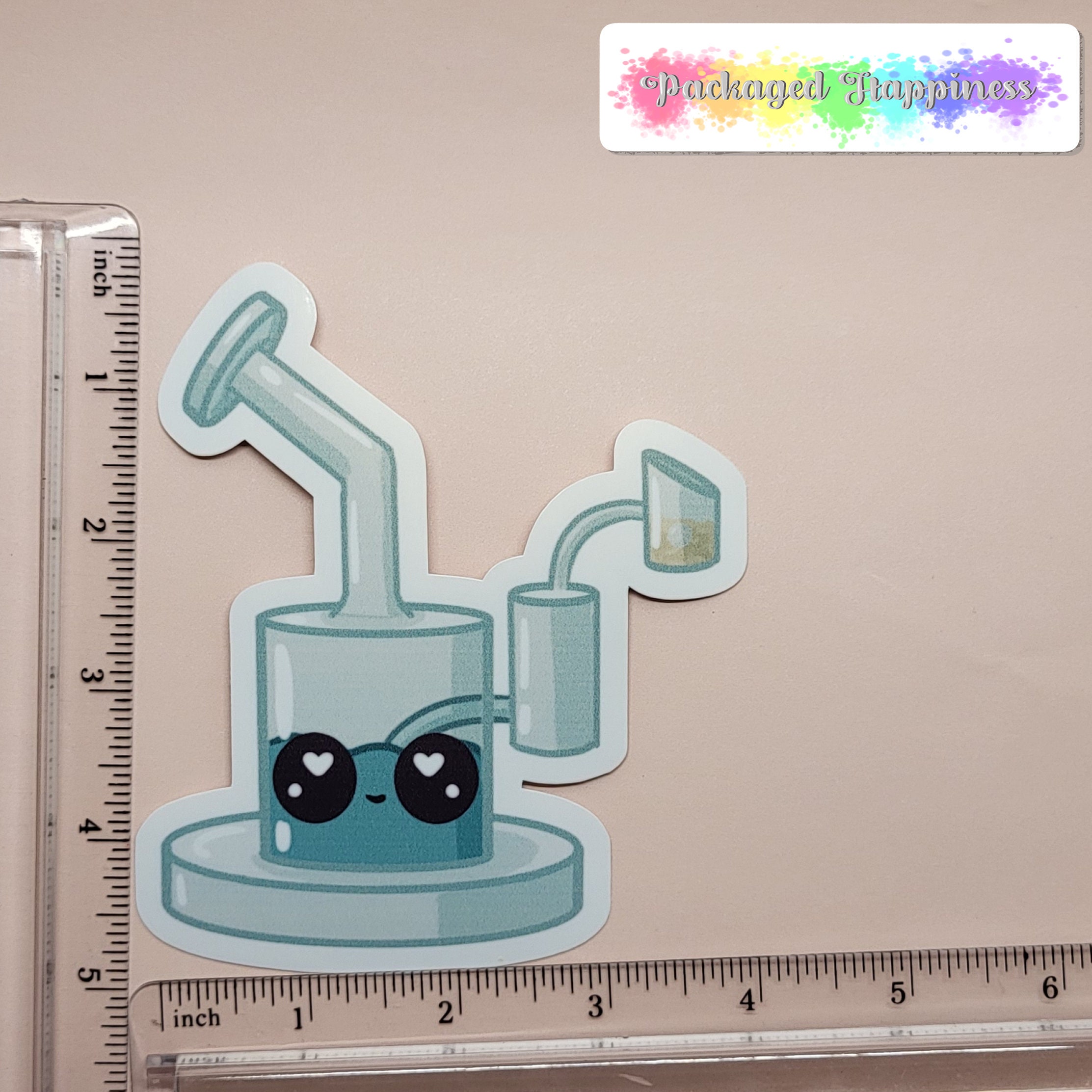 Cute Dab Rig Vinyl Sticker Smoking Buddies - Etsy