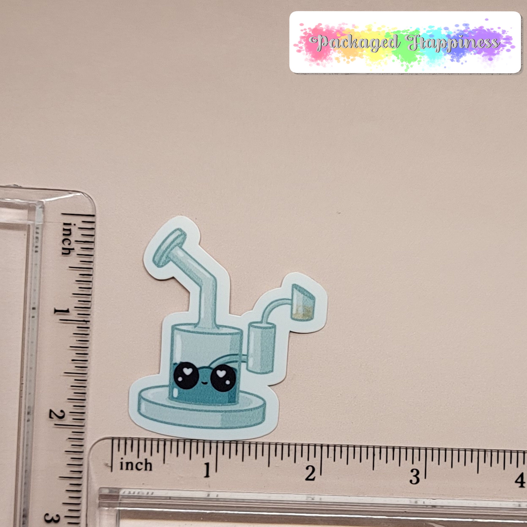Cute Dab Rig Vinyl Sticker Smoking Buddies - Etsy