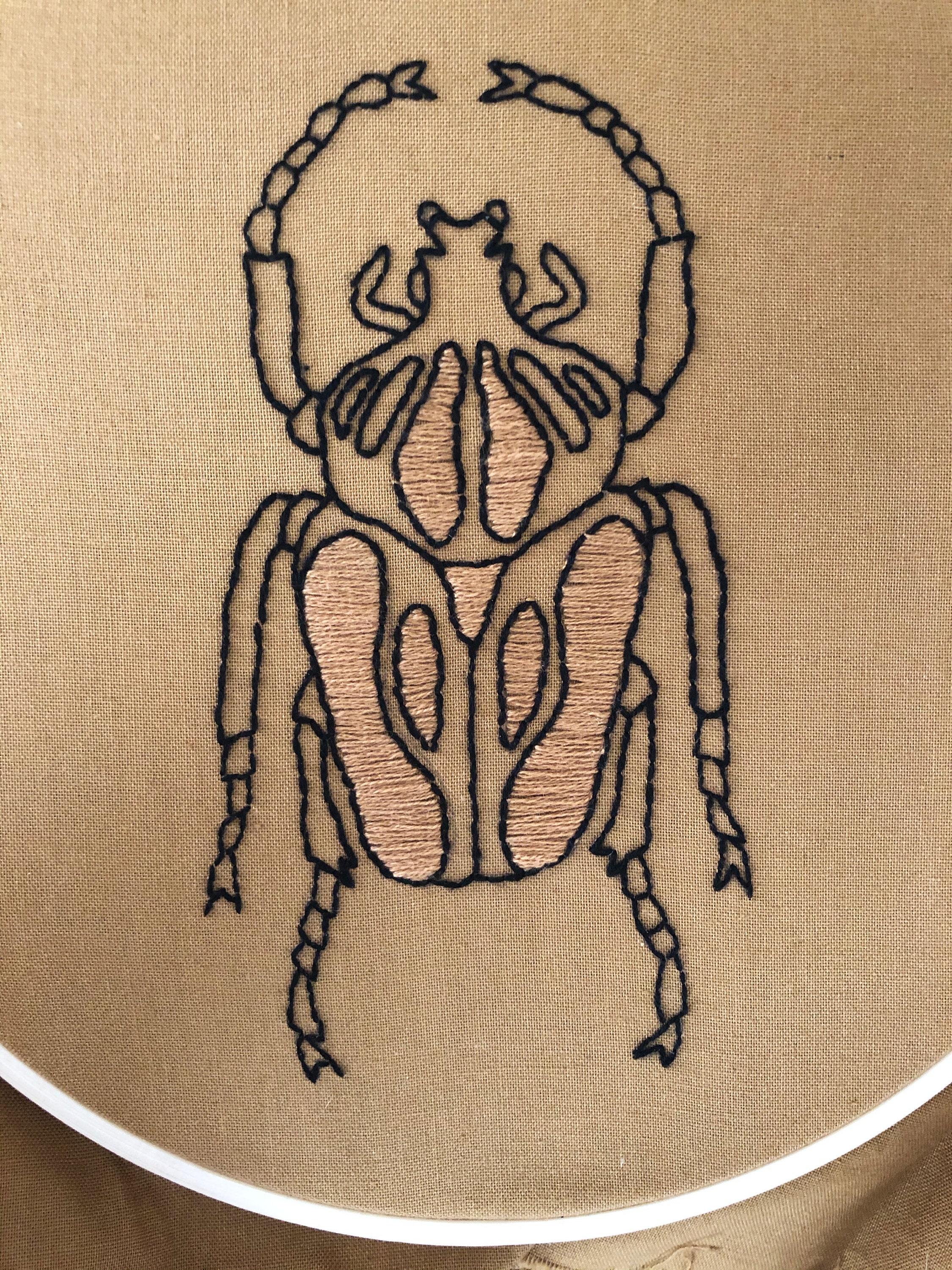 Hand Embroidery Pattern - Beetle Embroidery Designs - Digital PDF ...