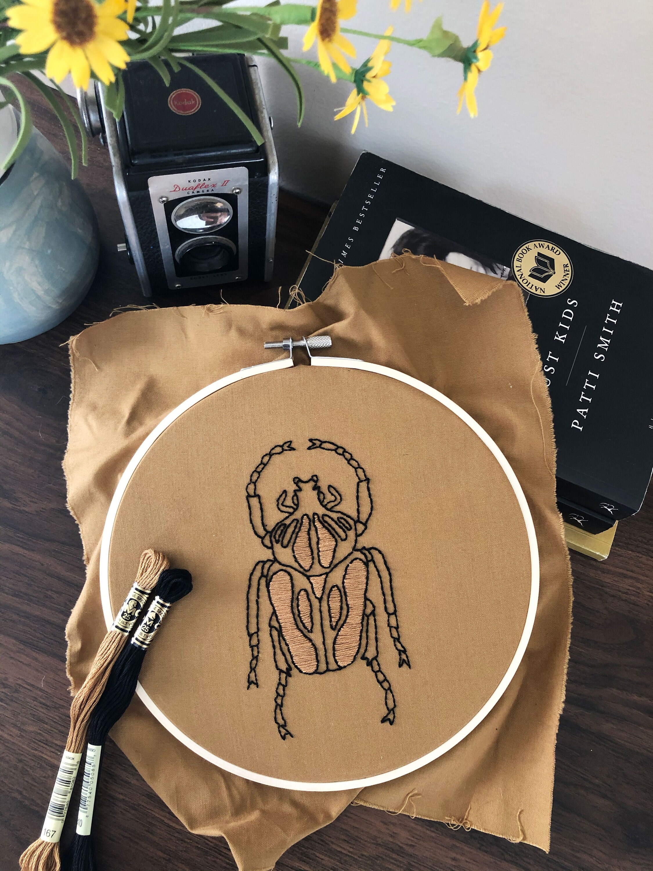 Hand Embroidery Pattern - Beetle Embroidery Designs - Digital PDF ...