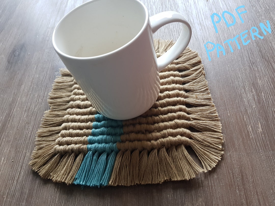 PDF Pattern - Macrame Coaster Pattern - Etsy