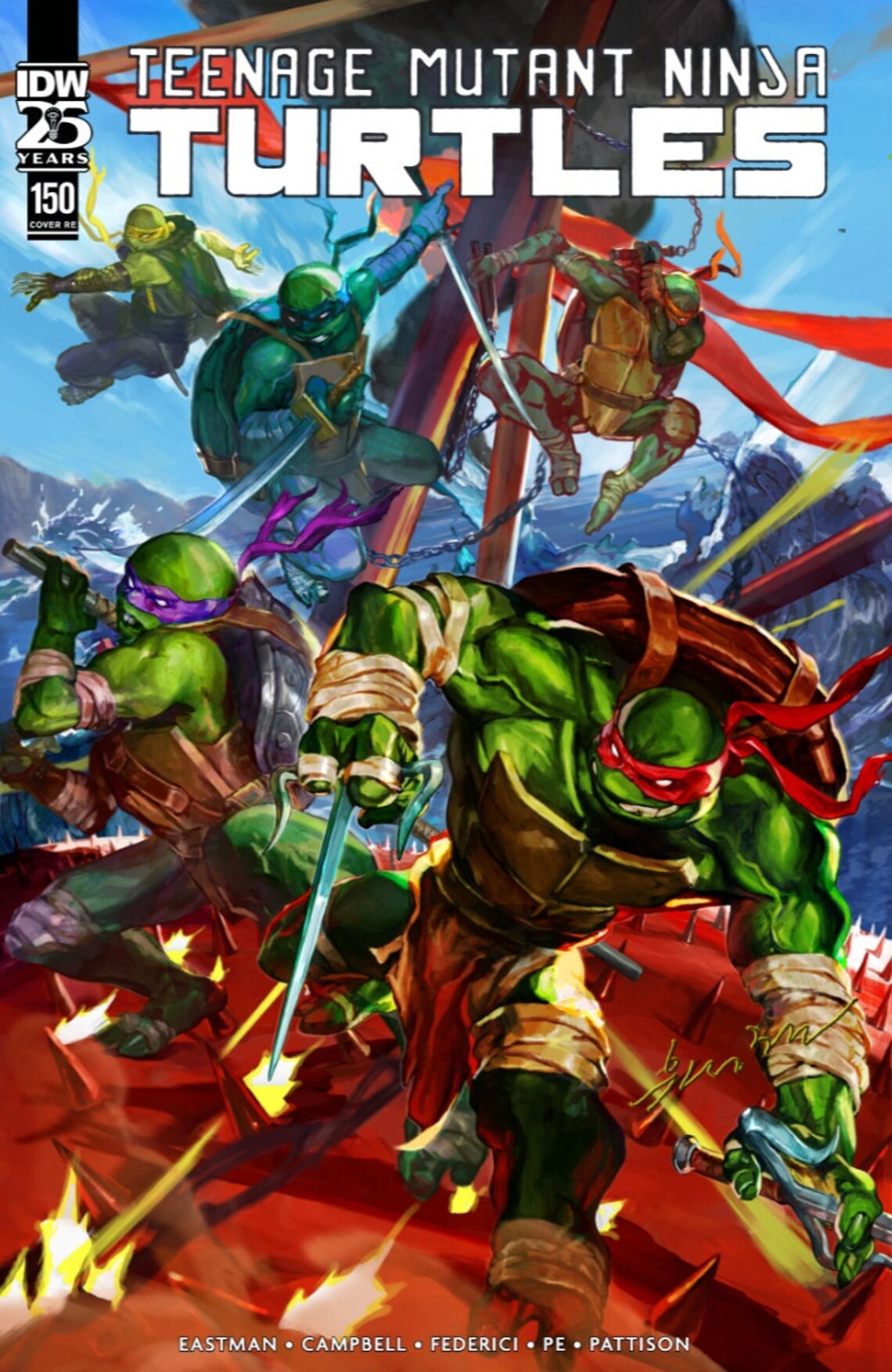 Teenage Mutant Ninja Turtles #150 AOD Collectables Exclusive Sunghan ...
