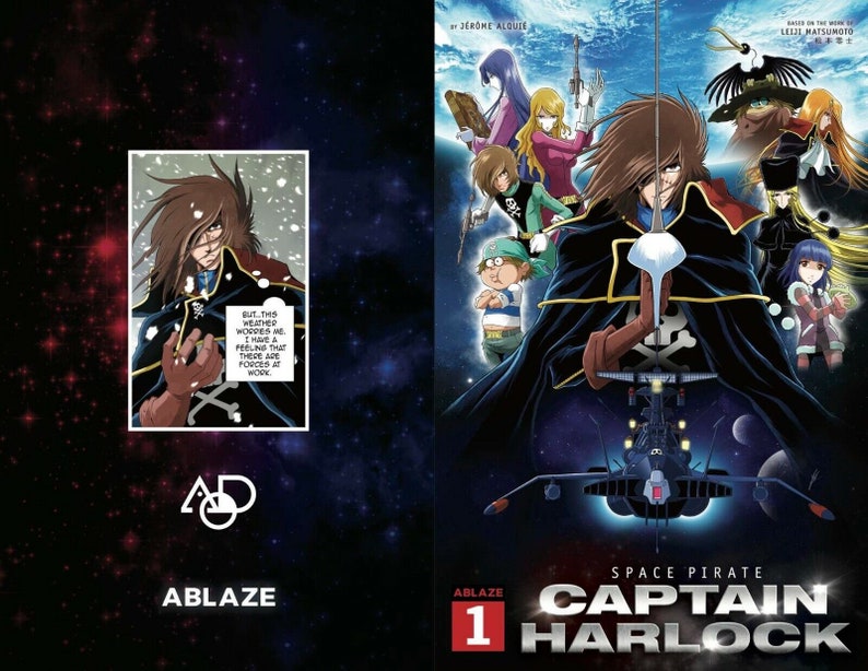 Space Pirate Captain Harlock #1 AOD Collectables Exclusive Jerome ...