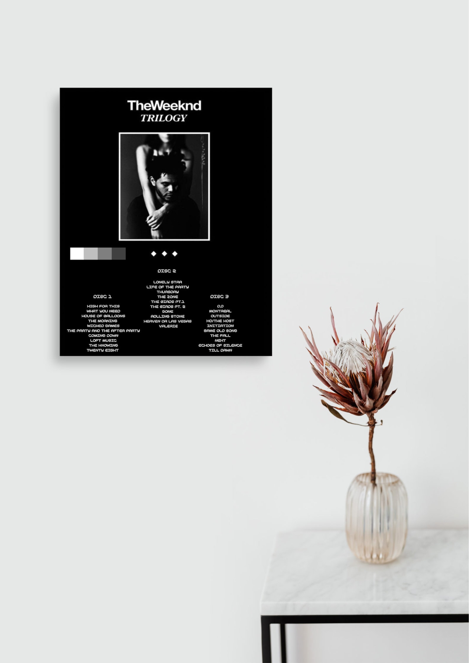 The Weeknd - Trilogy Album Art Poster: Music Wall Art (digital Download ...