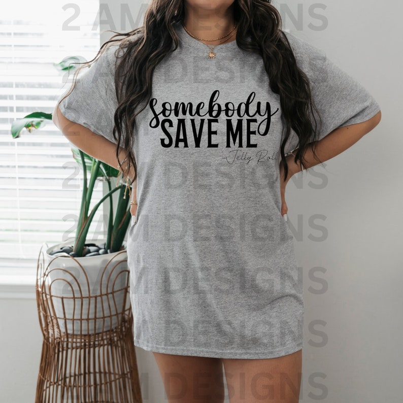 Jelly Roll Shirt - Jelly Roll Somebody Save Me Shirt - Jelly Roll ...
