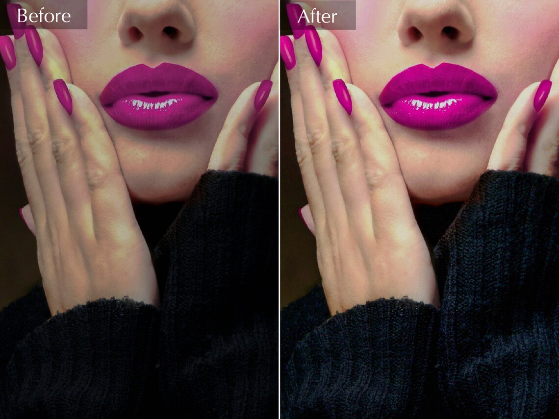 8 LIPS Lightroom MOBILE Presets, Desktop Presets, Beauty Salon, Permanent Lips, Permanent Master ...