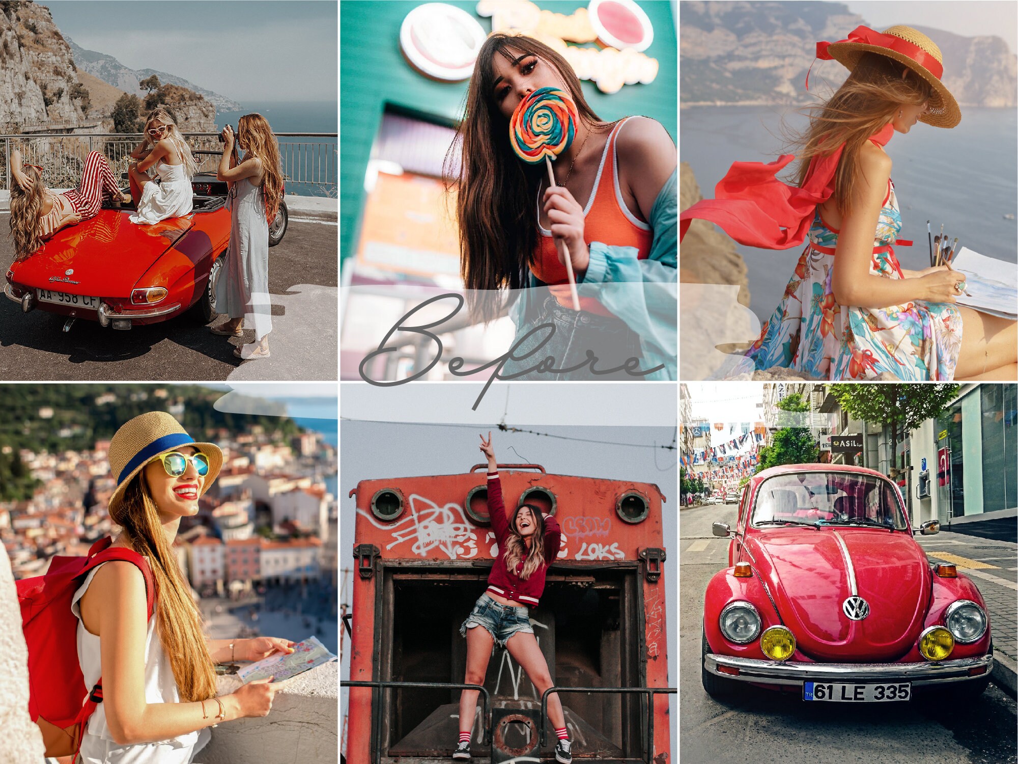 8 RED Instagram Presets, Blogger Filters, MOBILE Presets, DESKTOP ...