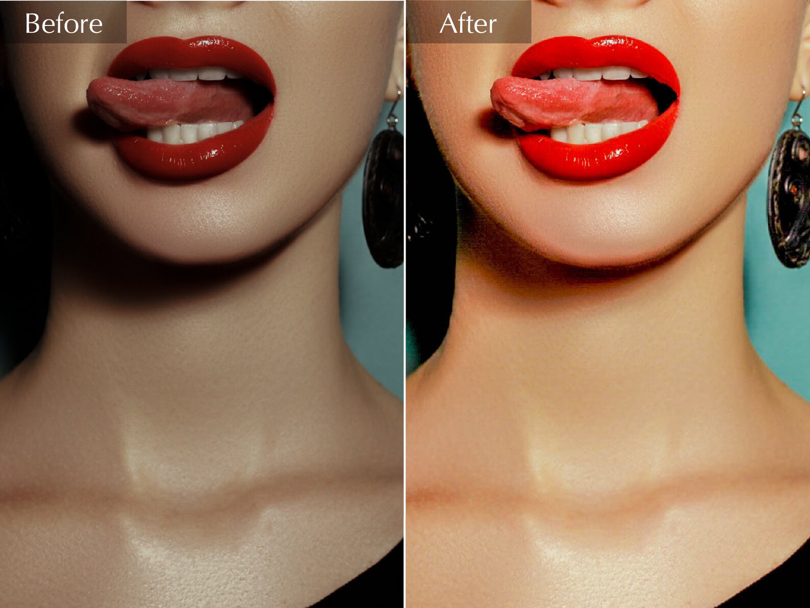 8 LIPS Lightroom MOBILE Presets, Desktop Presets, Beauty Salon ...