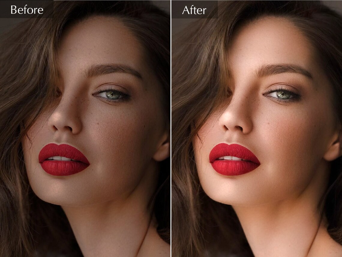 8 LIPS Lightroom MOBILE Presets, Desktop Presets, Beauty Salon ...