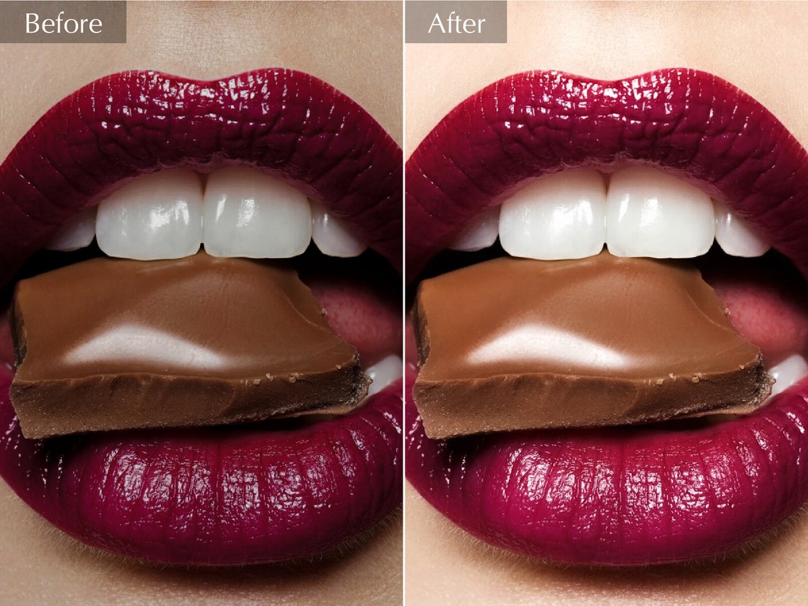 8 LIPS Lightroom MOBILE Presets, Desktop Presets, Beauty Salon ...