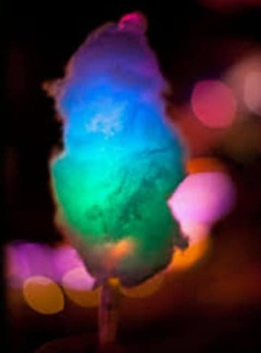 12 Glow in the Dark Cotton Candy Party Birthday Wedding Favors - Etsy