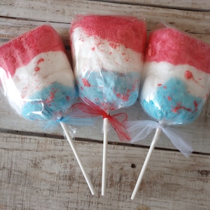 4th of July Cotton Candy Firecracker Pop Favor Treats W/ Pop Rocks - Etsy