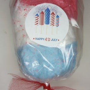 4th of July Cotton Candy Firecracker Pop Favor Treats W/ Pop Rocks - Etsy