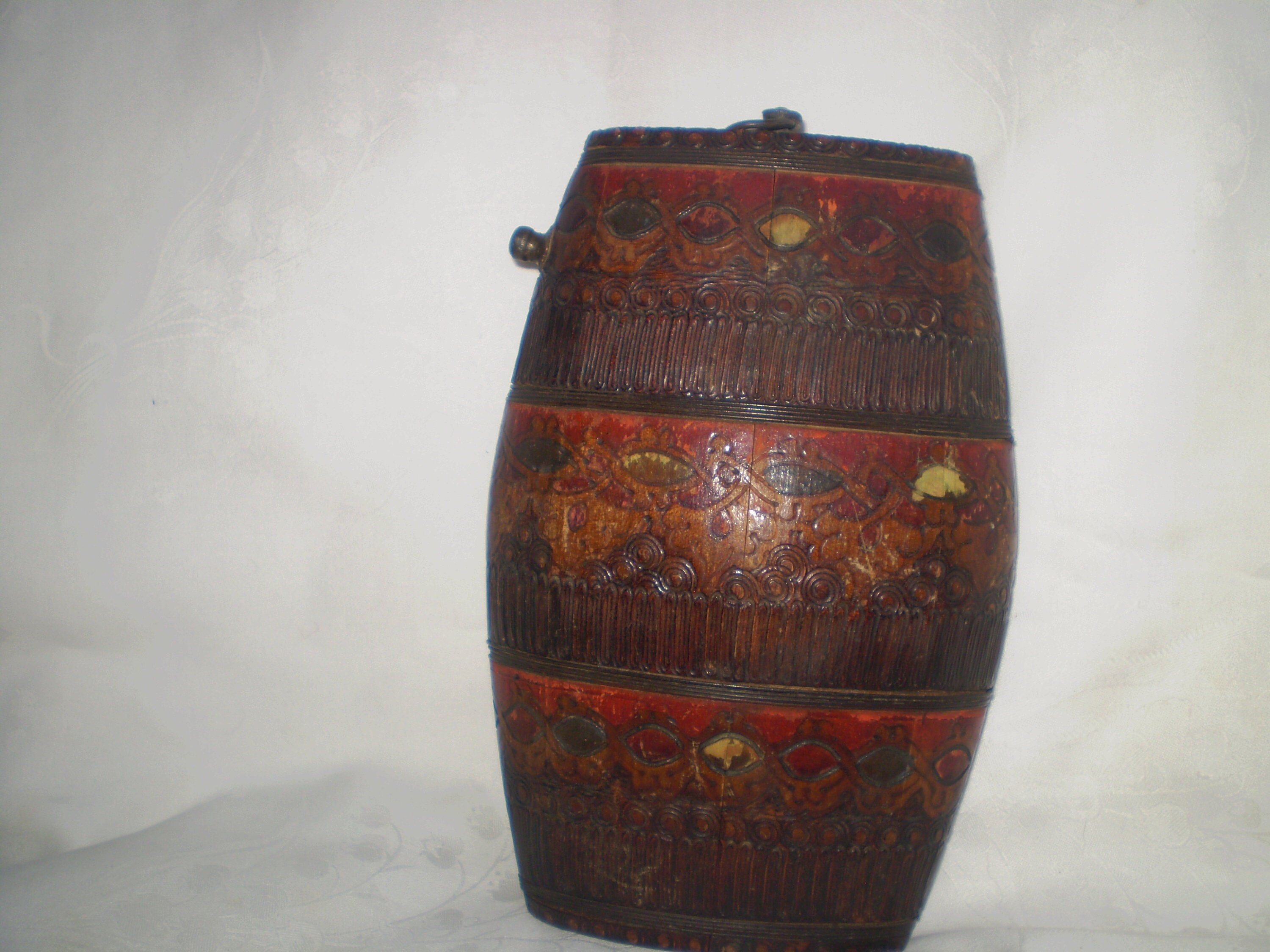 Antique Old Vintage Primitiv Wooden Canteen Flask Hand Carved - Etsy