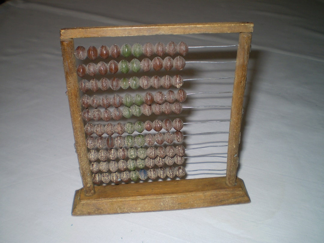 Antique Old Primitive Wooden Abacus Counting Tool - Etsy