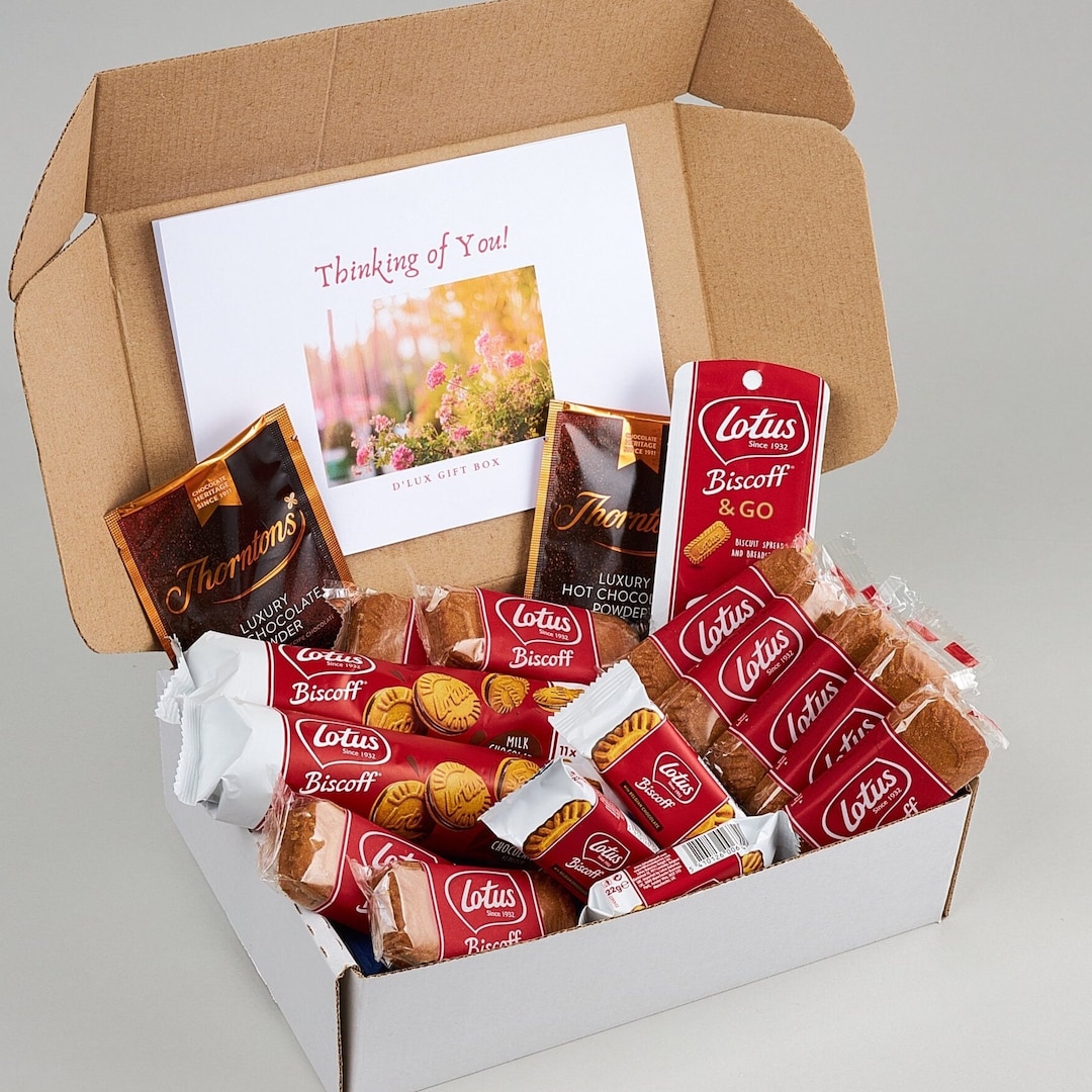 Lotus Biscoff Gift Hamper: Personalized Treat Box, Valentines Biscoff ...