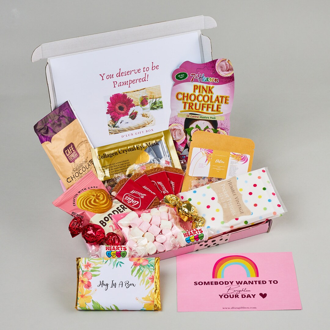 Hug in a Box Gift | Sending Hugs Box, Christmas Gift for Her| Letterbox ...