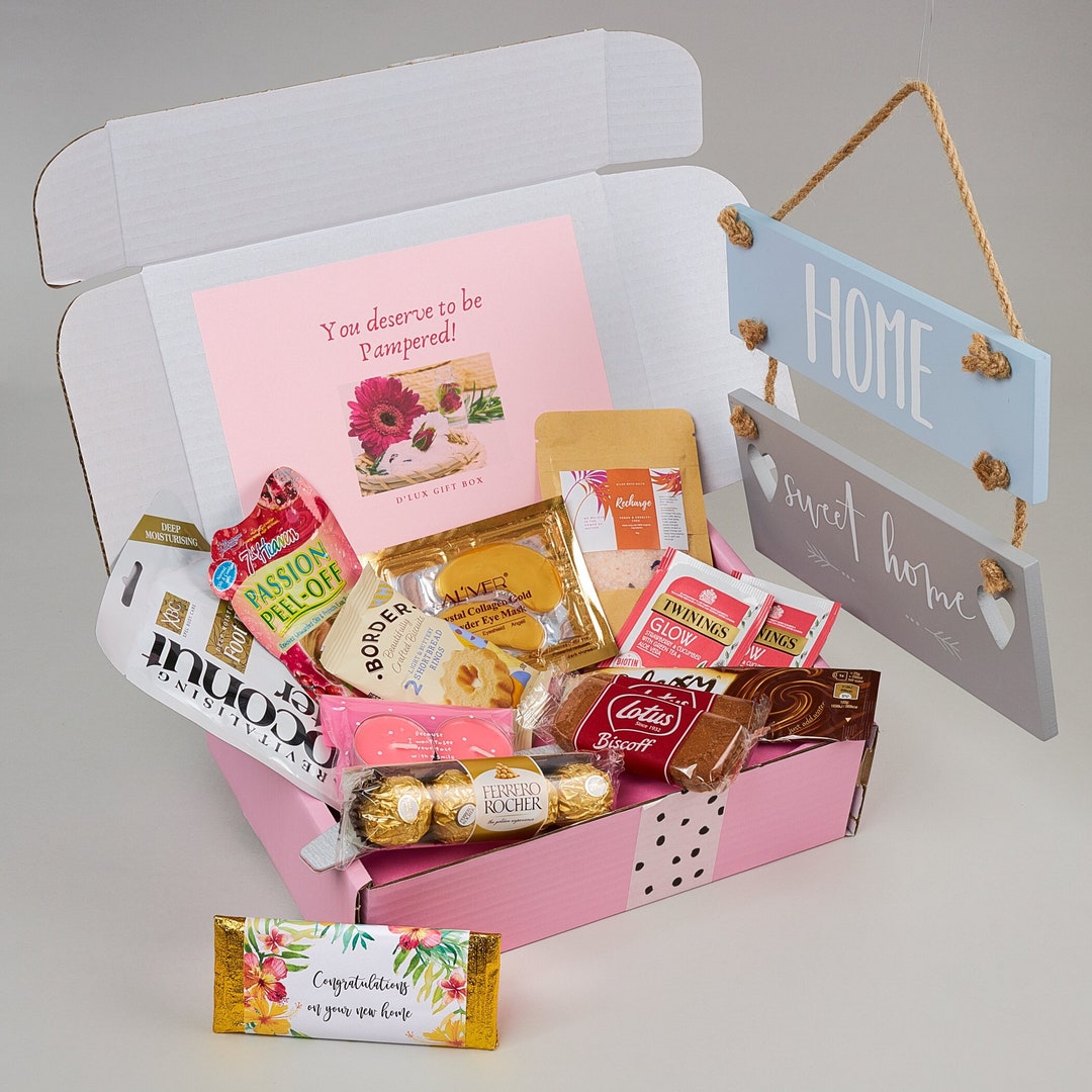 New Home Hamper Home Decor Moving in Gift - Etsy