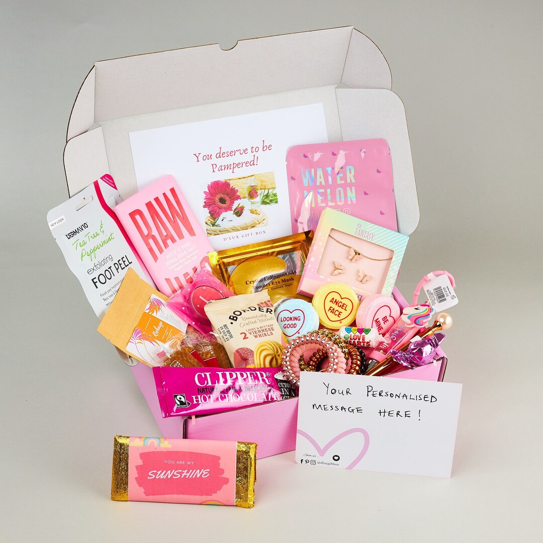 Young Girls Pre Teen Gift Box Hamper, Hug in a Box, Girls Letterbox ...