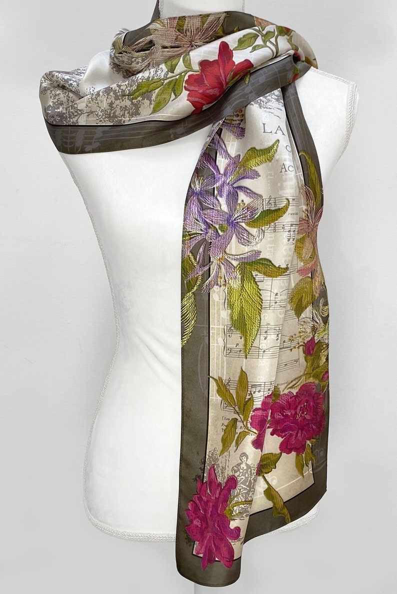 La Boheme Silk Opera Scarf - Etsy
