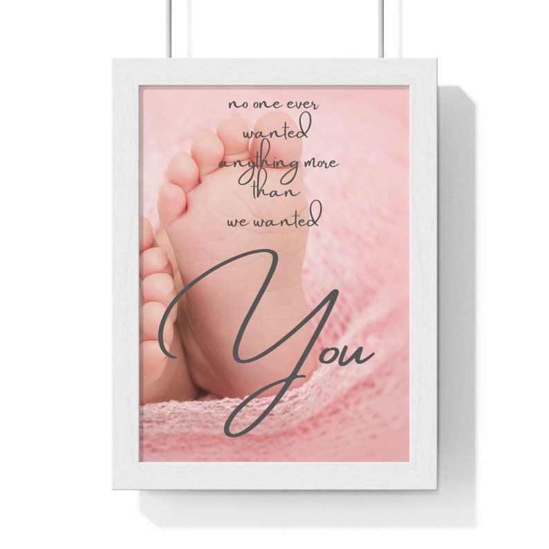 No One Ever Wanted Anything More Than We Wanted YOU Premium Etsy