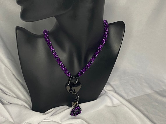 Day Collar With Lock and Matching Key Ring and Key. - Etsy