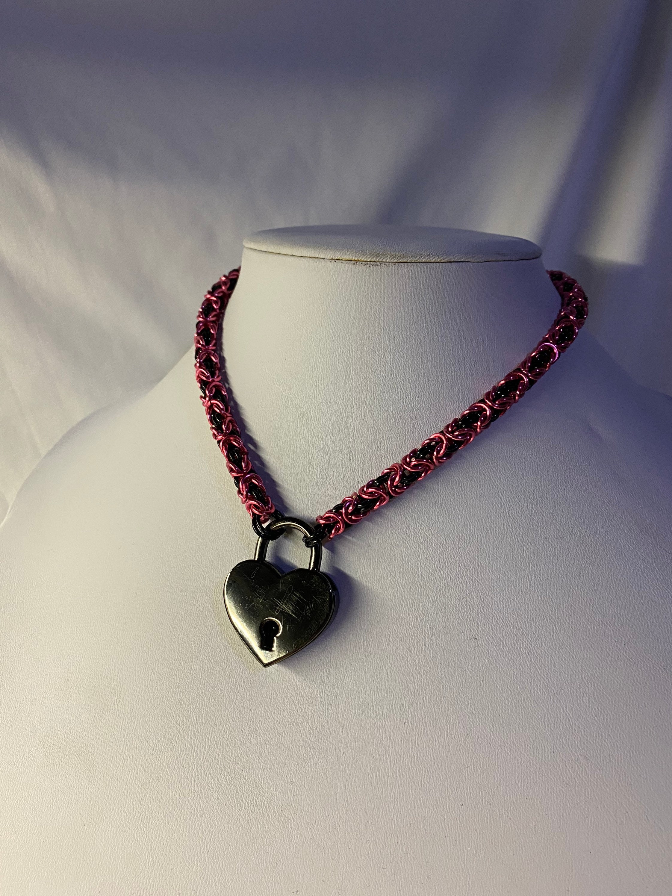 Day Collar With Lock and Matching Key Ring and Key. - Etsy