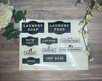 Utility Room Labels - Etsy