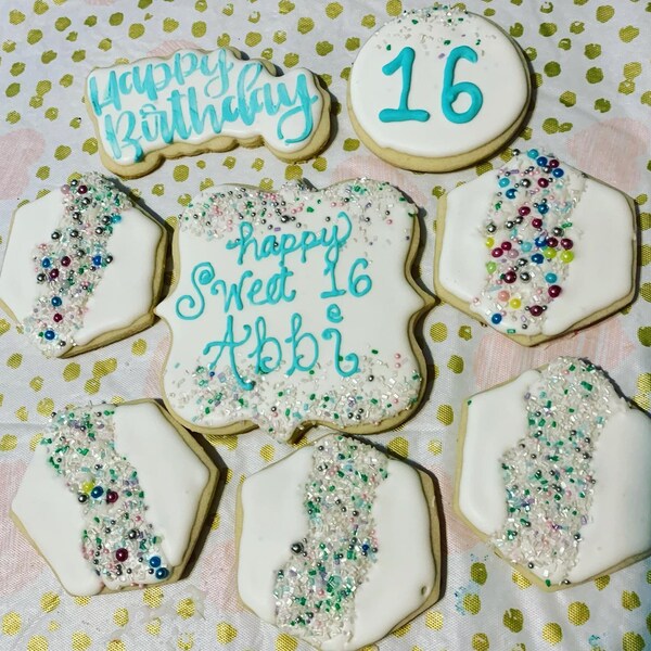 Sweet 16 Cookies - Etsy