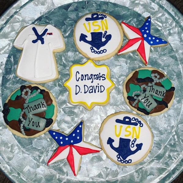 Marine Cookies - Etsy
