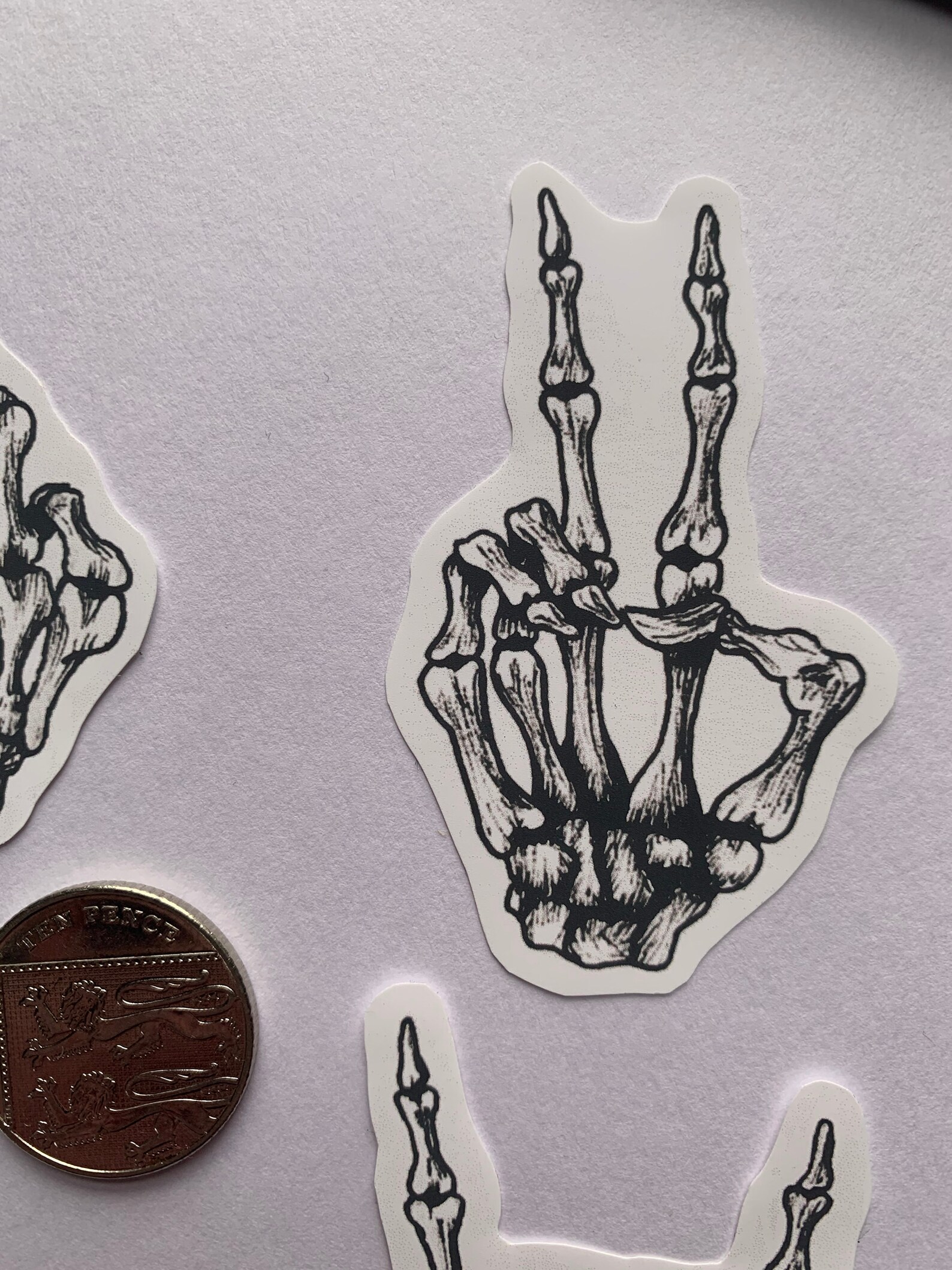 Anatomical Skeleton Hands Vinyl Stickers Laptop Stickers | Etsy