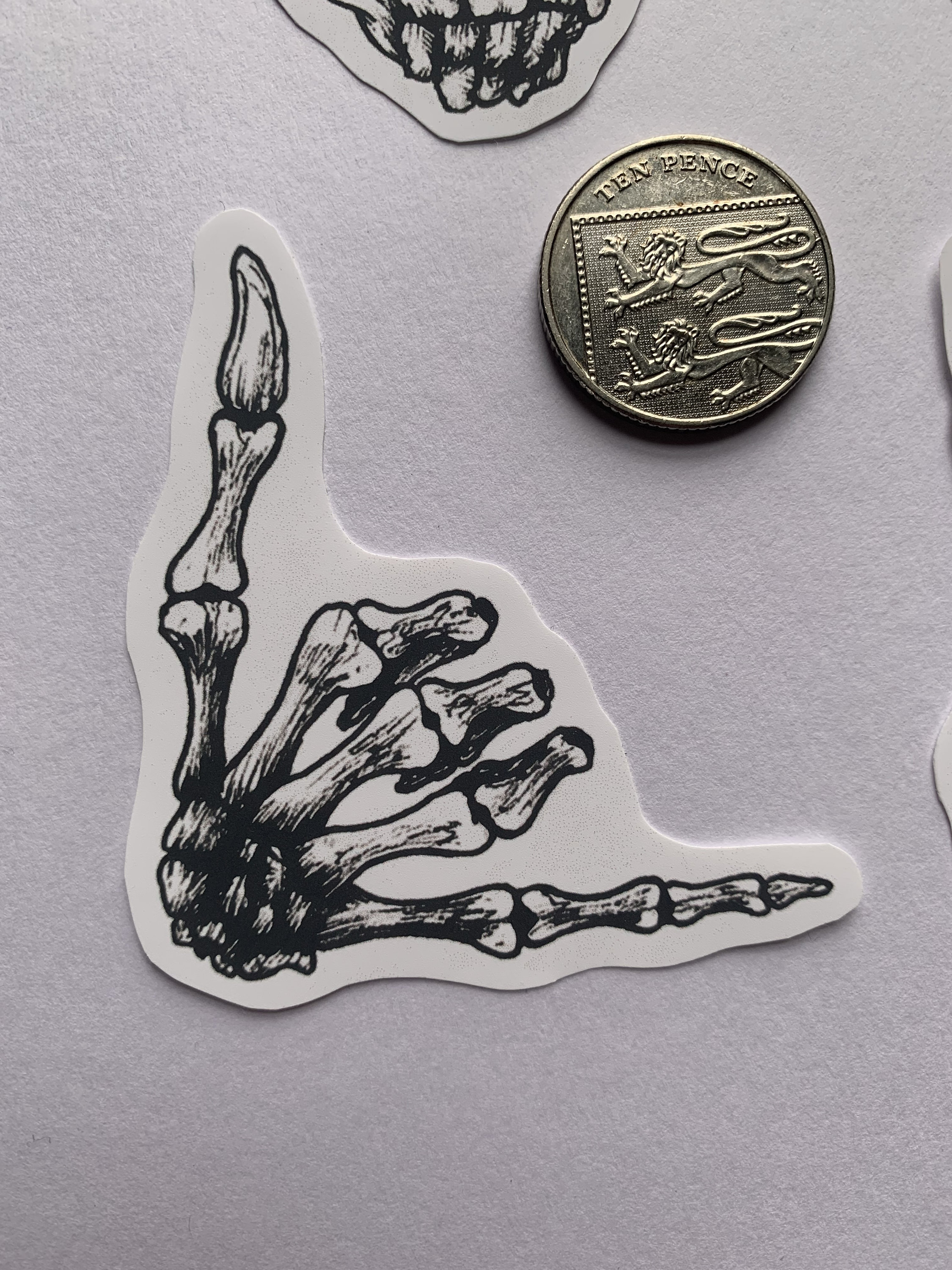 Anatomical Skeleton Hands Vinyl Stickers Laptop Stickers | Etsy
