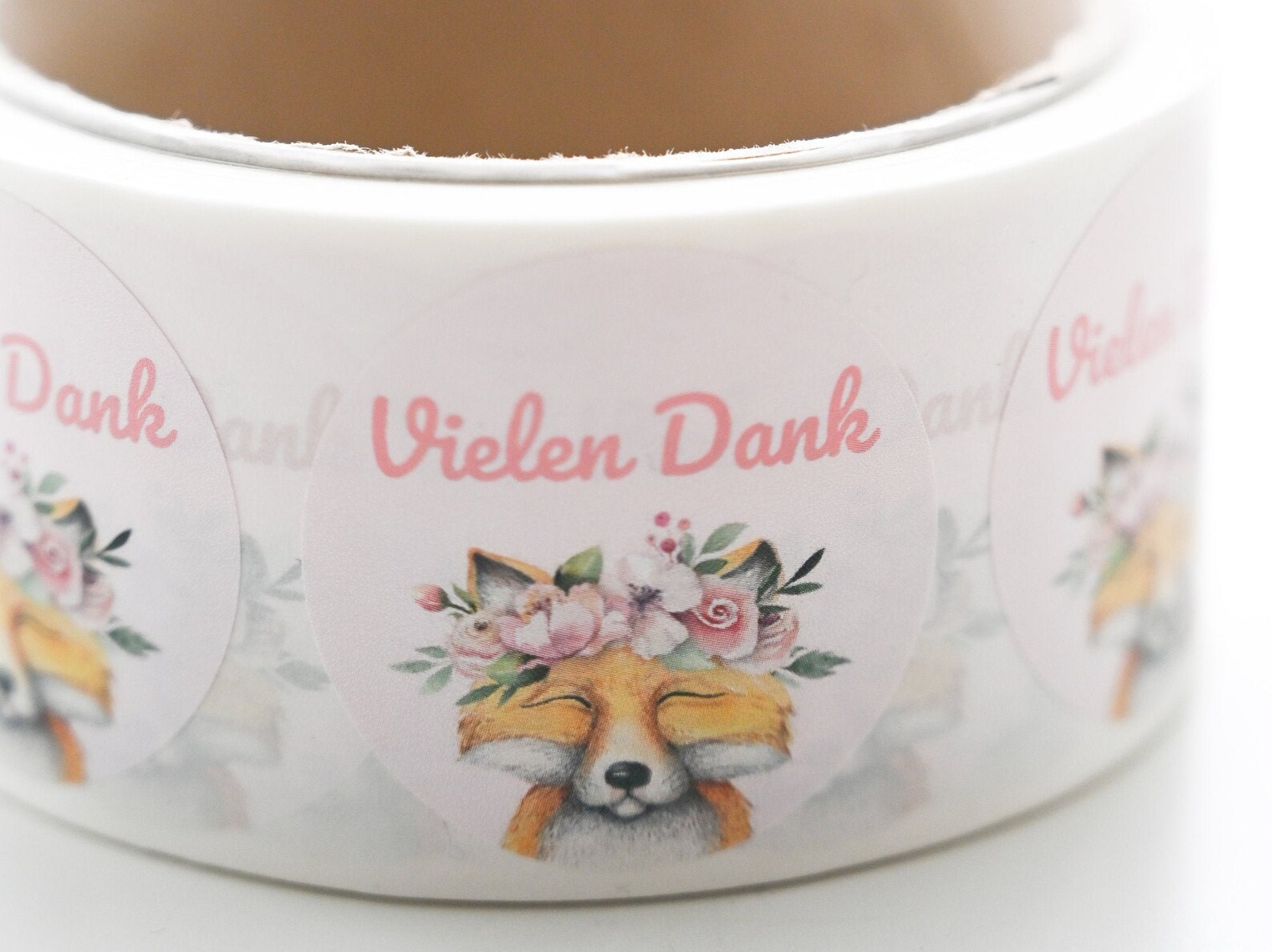 Ab 3,30 Euro | 10 Stk. | Danke Sticker | Aufkleber rund | 4cm ...