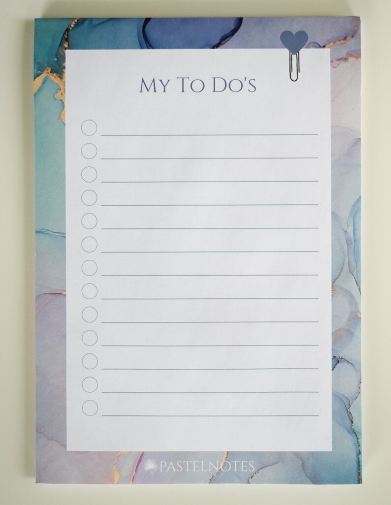 To Do Liste A5 Block Tagesplaner Homeoffice Notizblock - Etsy.de
