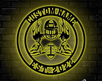 Metal Sports Team Sign - Etsy