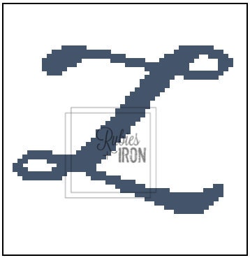 Monogram Z Crochet Pattern, C2C Crochet Blanket Pattern, Handmade Gift ...