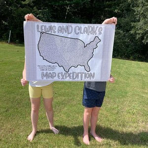 Lewis and Clark Map Drawing Expedition Tracker - Classical ...