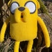 Jake the Dog Plush Toy, Jake the Dog Soft Toy, Handmade, Sizes 12 in ...