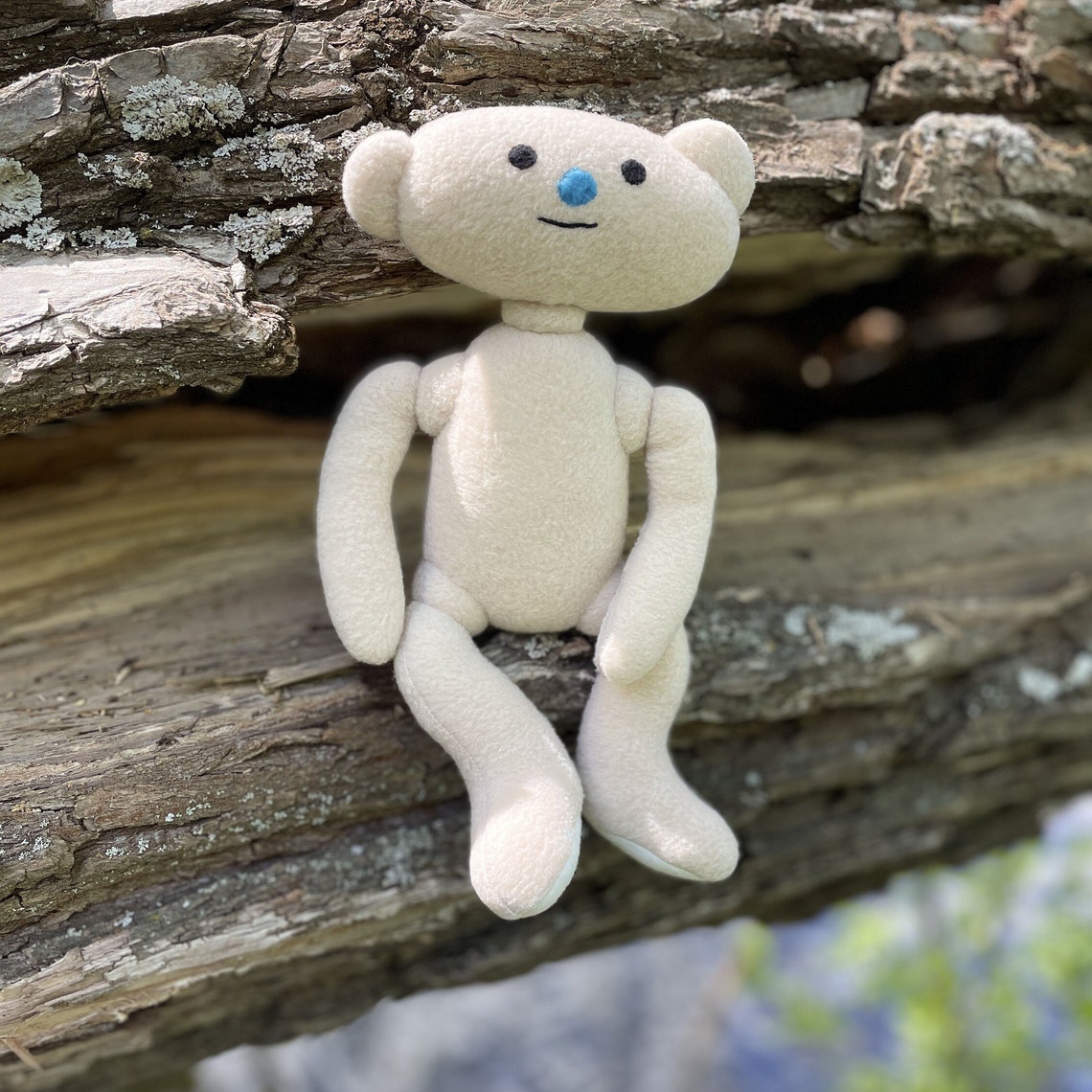 BEAR Alpha Plush Handmade Toy Bear Alpha Soft Doll Alpha Horror Bear ...