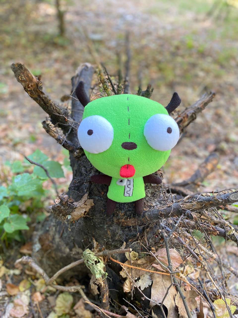 Invader Zim Inspired - GIR Invader ZIM, Gir Plush,handmade Soft Plush ...