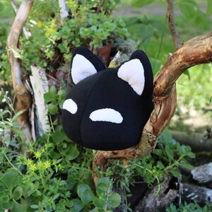 Mewo Omori Plush, Black Cat Handmade, Gamer Gift Plush Toy Unofficial ...