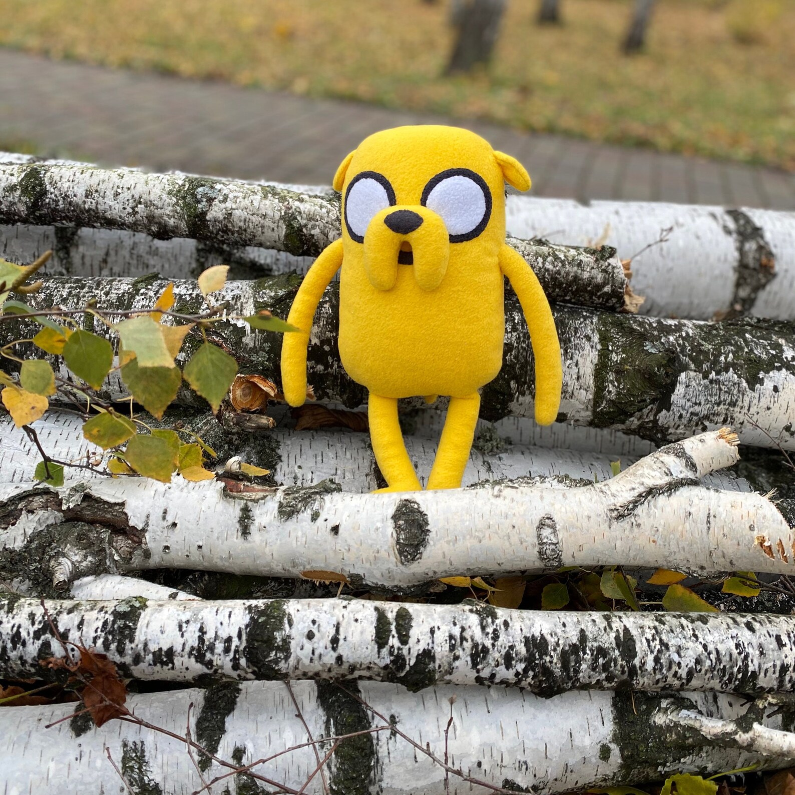 Jake the Dog Plush Toy Jake the Dog Soft Toy Handmade Sizes - Etsy
