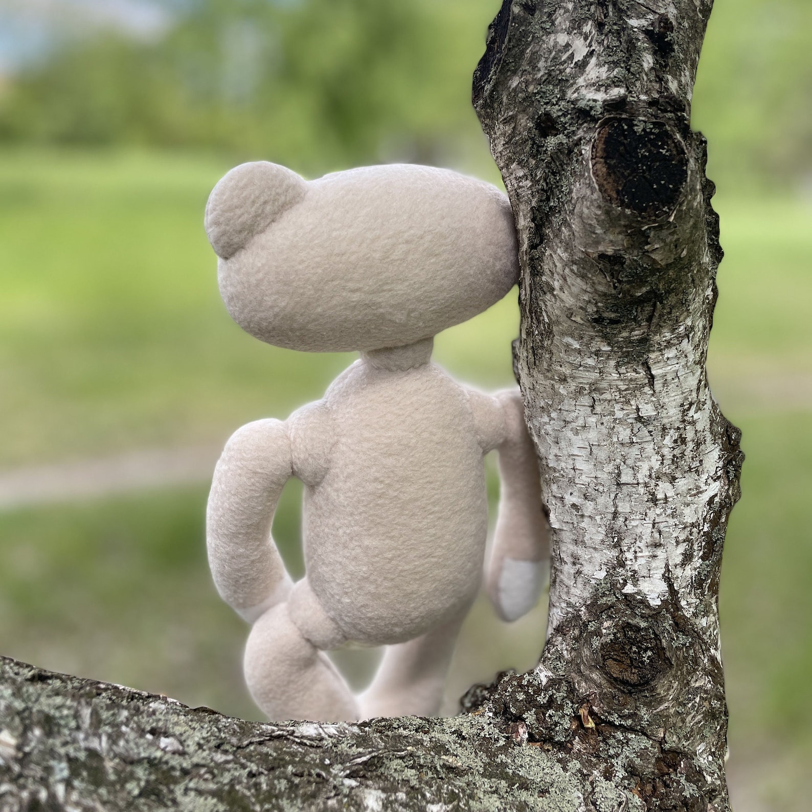 BEAR Alpha Plush Handmade Toy Bear Alpha Soft Doll Alpha Horror Bear ...